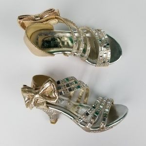 Bolaro by Summer Rio | Shoes | Champagne Rhinestone Strap Sandal Size ...